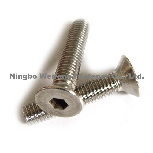 Hex Socket Flat Head Flat Allen Head Screw, High Quality Hex Socket ...