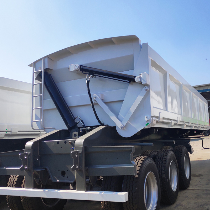 Ali Baba Top Products Huawin Side Tipper Trailers Trucks 40ft Flatbed ...