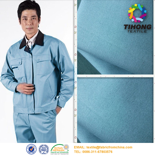 T/c Blending Twill Color Workwear Fabric, High Quality T/c Blending ...