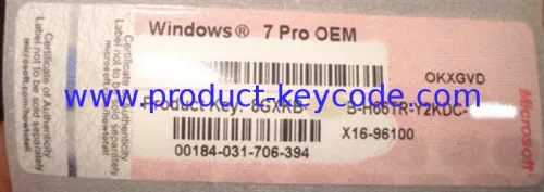 100% Original Windows Product Key Sticker With Coa Label, High Quality ...