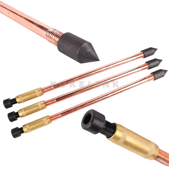 Copper Ground Rod Kit With Couplers,Driving Head China Manufacturers ...