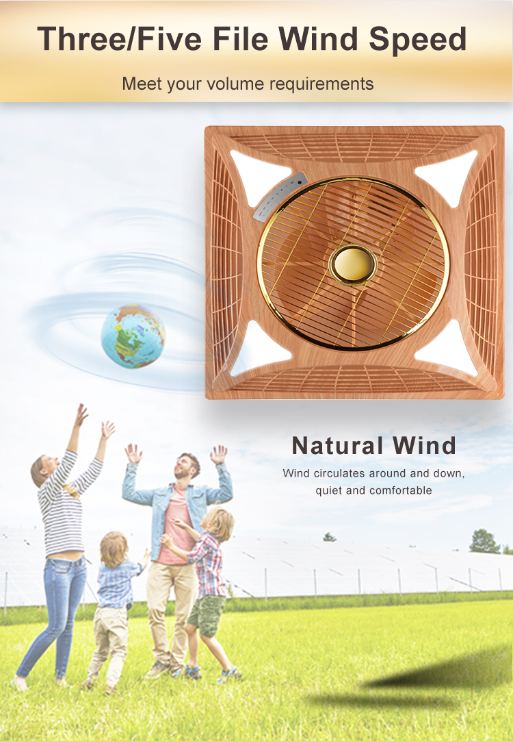 60x60 Fancy False Ceiling Fan With Decorative Side Panel, High Quality ...