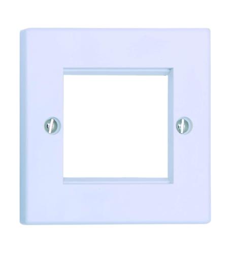 1 Gang Two Module Media Plate, High Quality 1 Gang Two Module Media ...