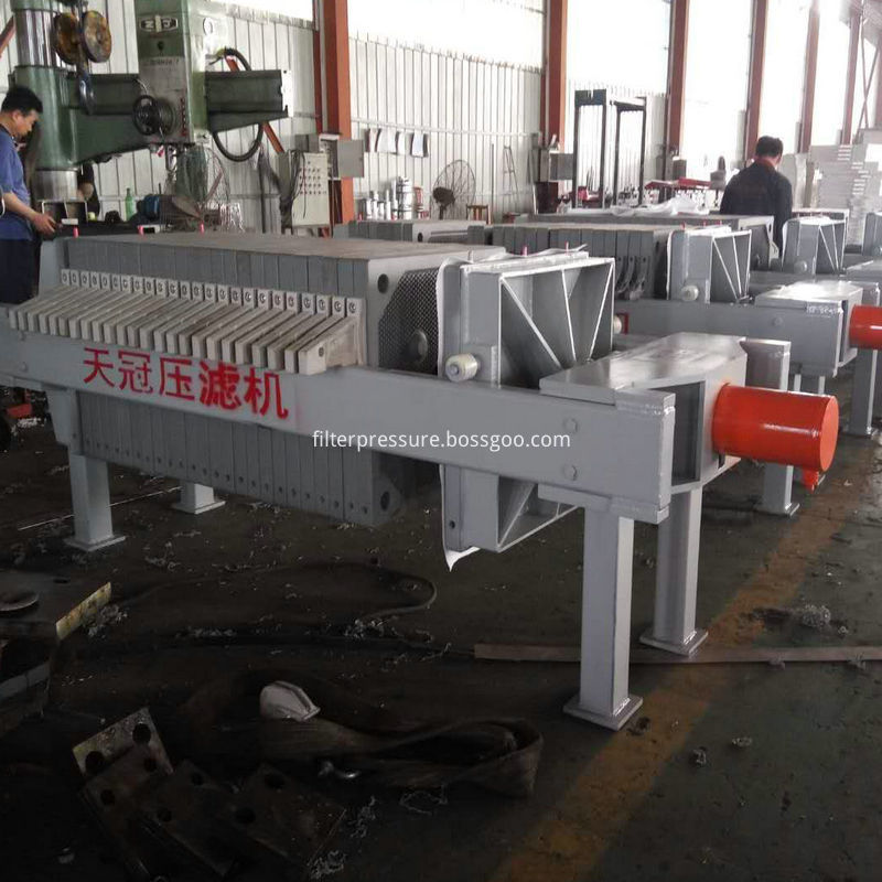 Automatic Sewage Chamber Diaphragm Filter Press, High Quality Automatic ...