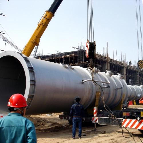 Asme Industrial Wet Scrubber Column With Spray Distributor, High ...