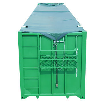 48ft Open Top Waste Container With Soft Roof, 2438mm Widthnew, High ...