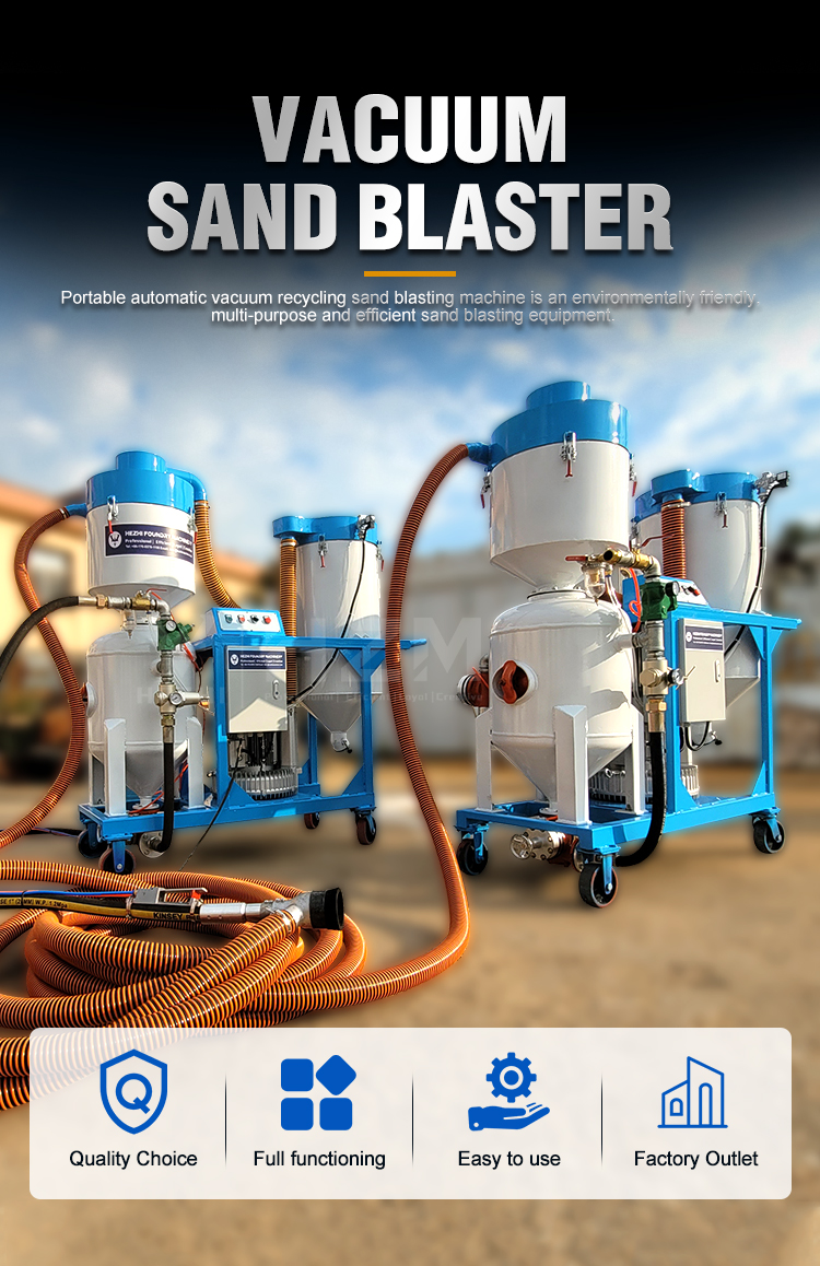 200l Environmental Vacuum Sand Blaster For Rust Removal And Paint ...