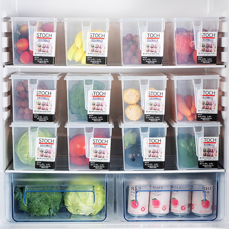 Food Grade Pp5 Transparent Fruit And Vegetable Storage Container With ...