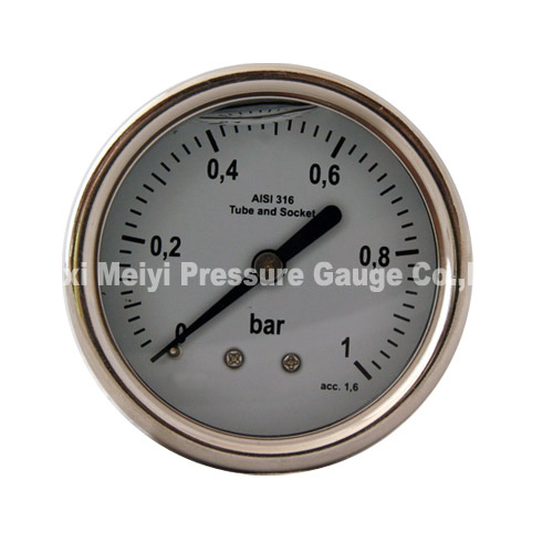 Liquid Filled Pressure Gauge With Stainless Steel Case (my-lfn-004 ...