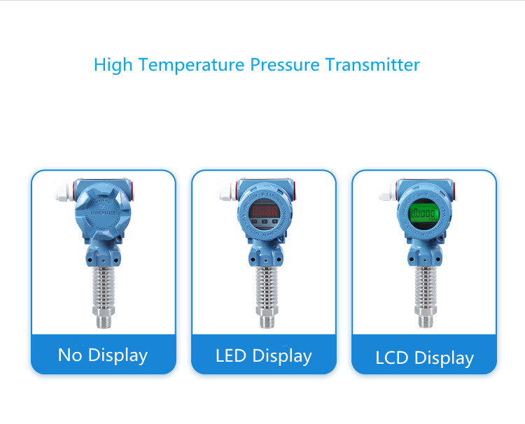 High Temperature Pressure Sensor 4-20ma Rs485 Output For Water Steam ...