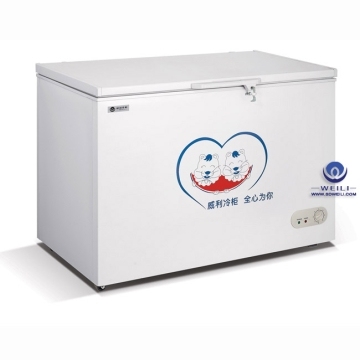 Top Open Solid Door Chest Freezer, High Quality Top Open Solid Door ...