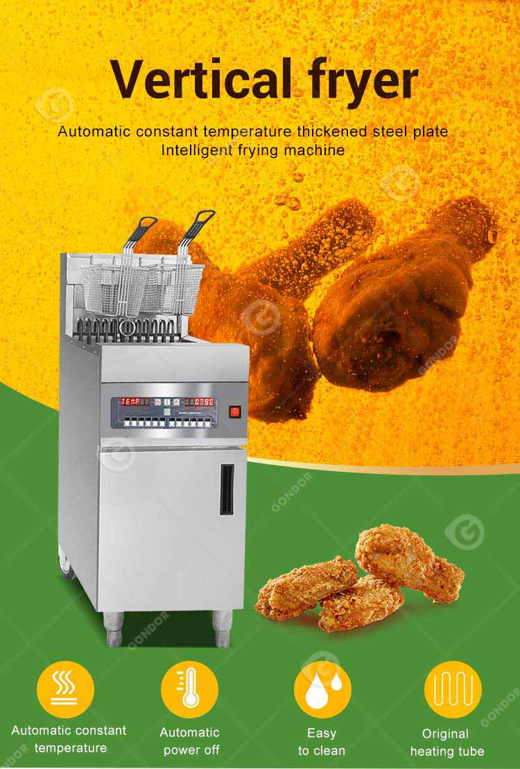 Fully Automatic Electric Chip Fryer With Digital Basket Lift - 35l Lpg ...