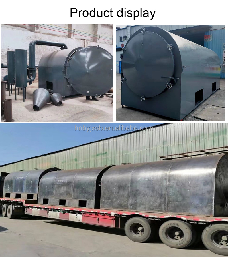 Agricultural Waste Carbonization Furnace & Gas Flow Carbonization ...