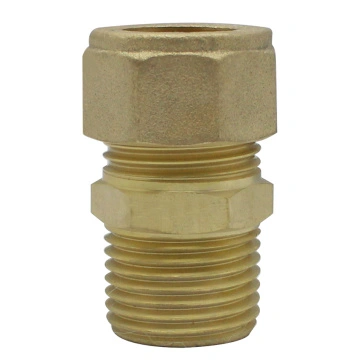 Best Compression Brass straight male coupler Manufacturer Compression ...