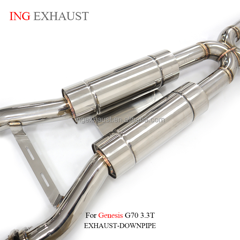 Ing High Performance Catback Exhaust For Genesis G70 3.3t, High Quality ...