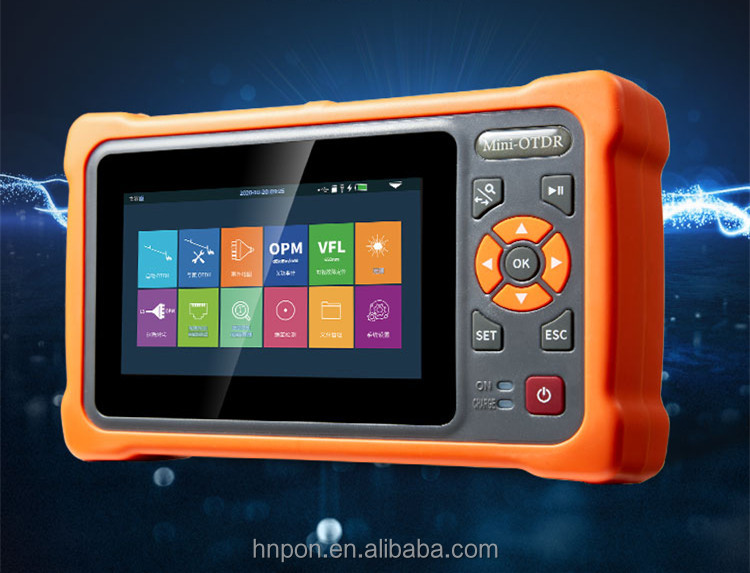 Mini Otdr Fiber Optic Tester: 1310/1550 Nm Single Mode Handheld Machine ...