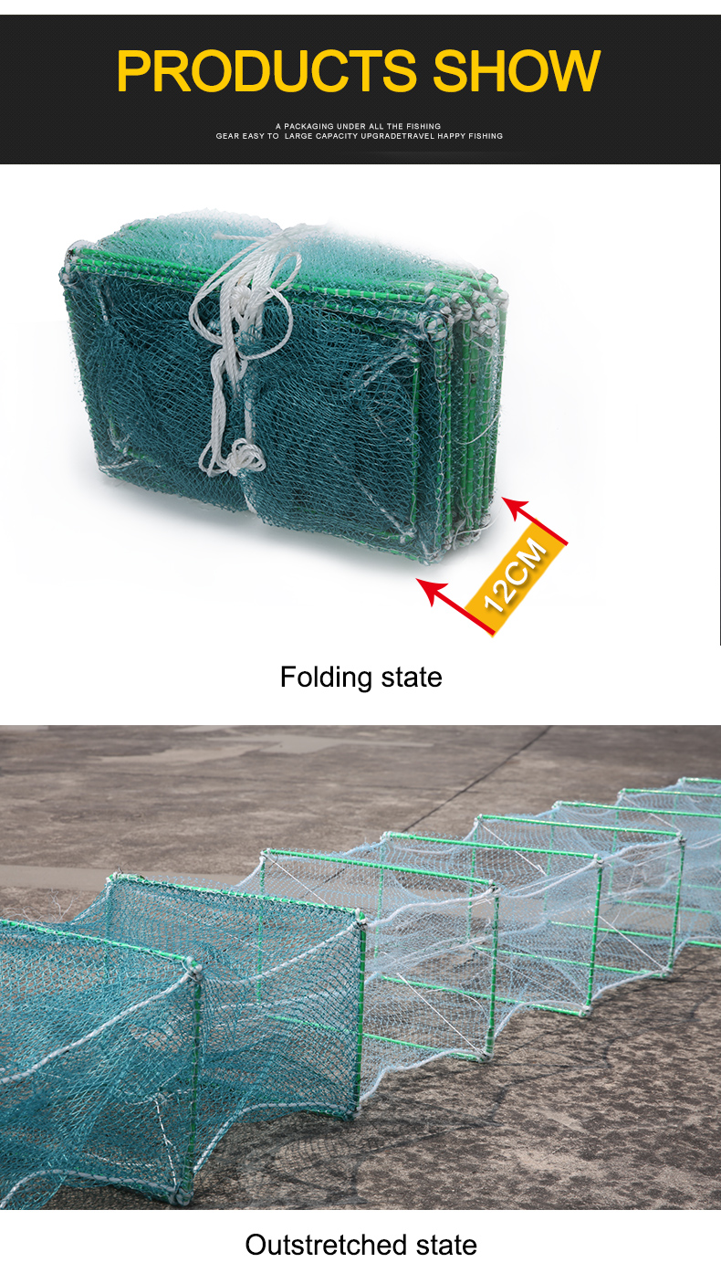 Hot Selling 12m Fishing Nets: Shrimp, Cage, Crayfish, And Crab Pot ...