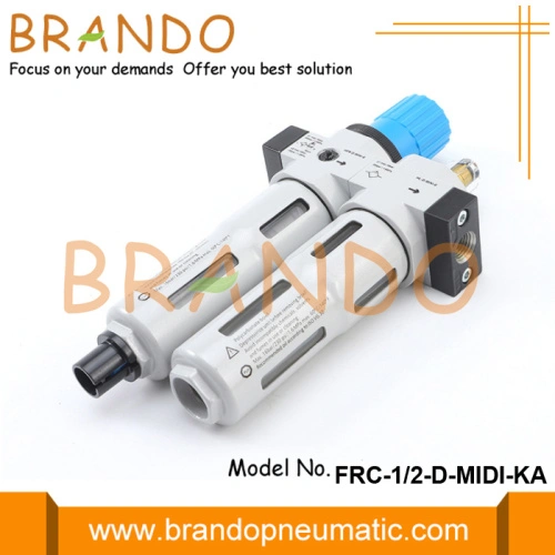 FRC-1/2-D-MIDI-KA Pneumatic FRL Filter Regulator Lubricator China ...