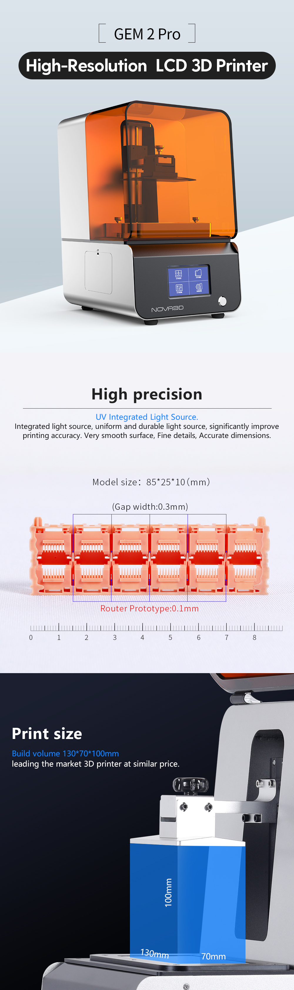 Nova3d Auto Leveling Gold Casting Machine: 3d Printing Equipment For ...