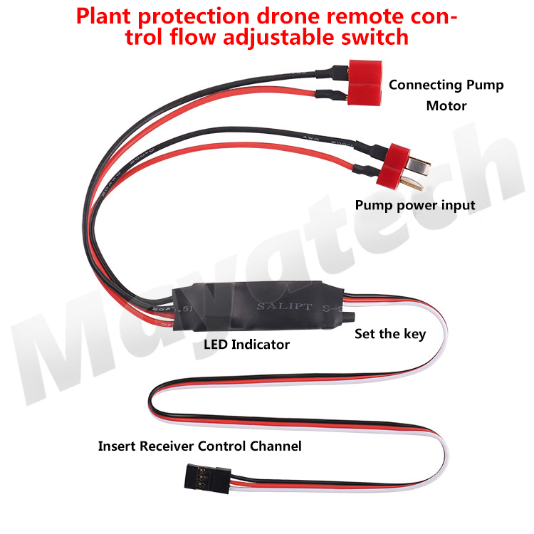 Multi-axis Agricultural Uav With Adjustable Flow Rate Electronic Switch ...