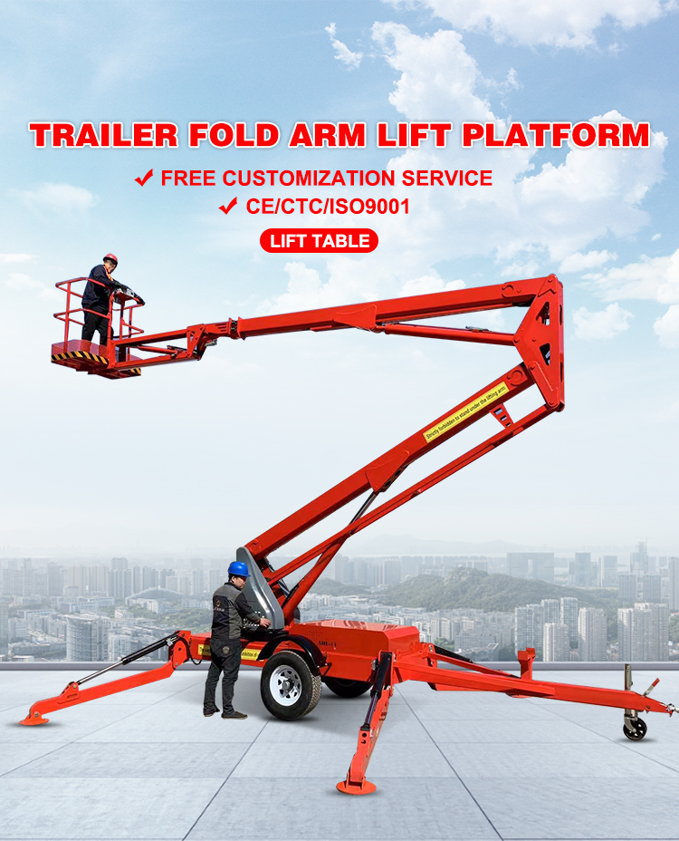 Telescoping Lift-propelled-electric Articulating Boom Lift ขาย (8m-20m ...