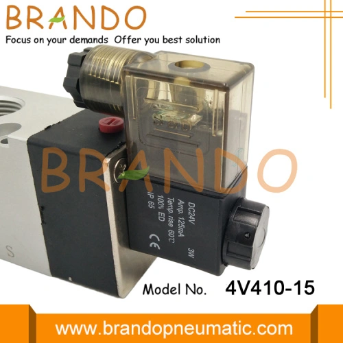 4V410-15 1/2'' Single Solenoid Air Control Valve China Manufacturers ...