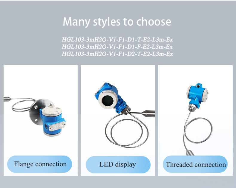 Rs485 Output Submersible Hydrostatic Level Sensor With Boiler Water ...