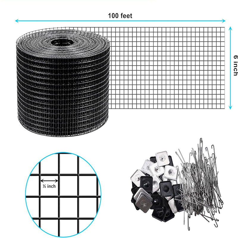Pvc Welded Wire Mesh Solar Panel Bird Wire 8 Inches, High Quality Pvc ...