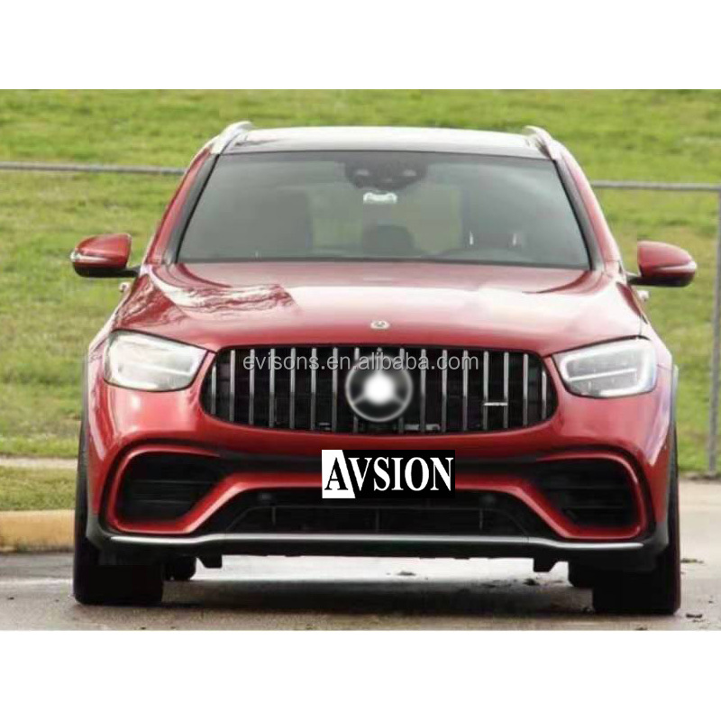 Amg Style Body Kit For Mercedes-benz Glc Class X253 2016-2019 To Glc63 ...