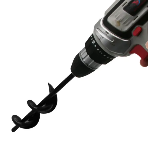 Garden Soil Auger Spiral Ground Drill Bit Flower Planter Bulb Hex Shaft ...