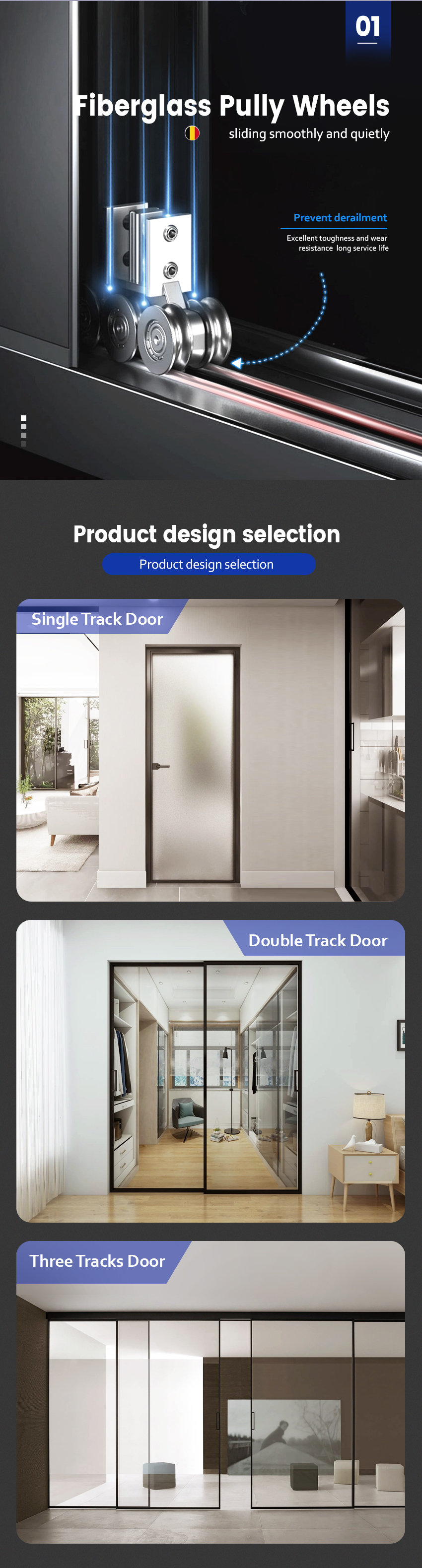 Aluminium Glass Pt/pd 4-leaf Double Folding Sliding Entrance Door, High ...
