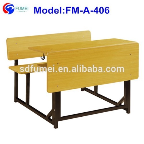 Classroom Wood Student Table And Bench, High Quality Classroom Wood ...
