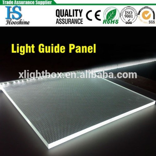 Hi-tech Laser Dotting Light Guide Plate/promotional Light Guide Panel ...