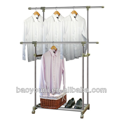 Baoyouni Clothes Hanger Stand Clothes Iron Stand Folding Clothes Stand 0056b, High Quality ...