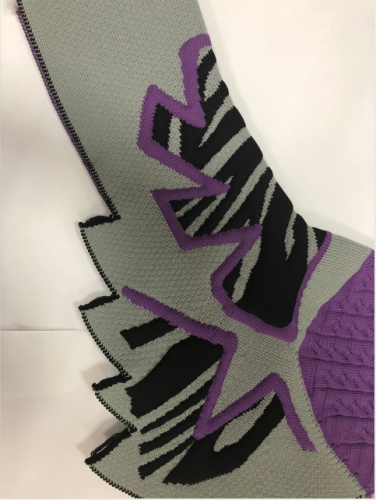 Shoe Vamp Upper Flat Knitting Weaving Machine, High Quality Shoe Vamp ...