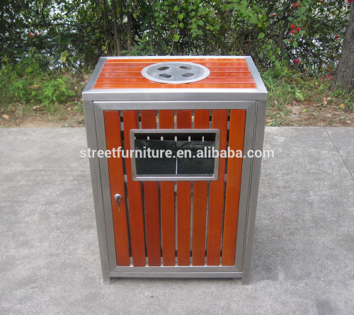 Outdoor Wooden Waste Bin Outdoor Wooden Trash Bin, High Quality Outdoor ...