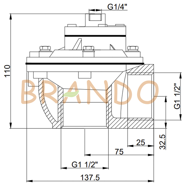 RCA45T 1 1/2'' Goyen Type Remote Pilot Diaphragm Pulse Valve China ...