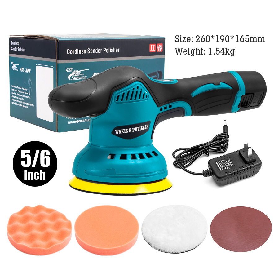 12v Cordless Electric Mini Wax Polisher Machine Handheld Car Polishing ...