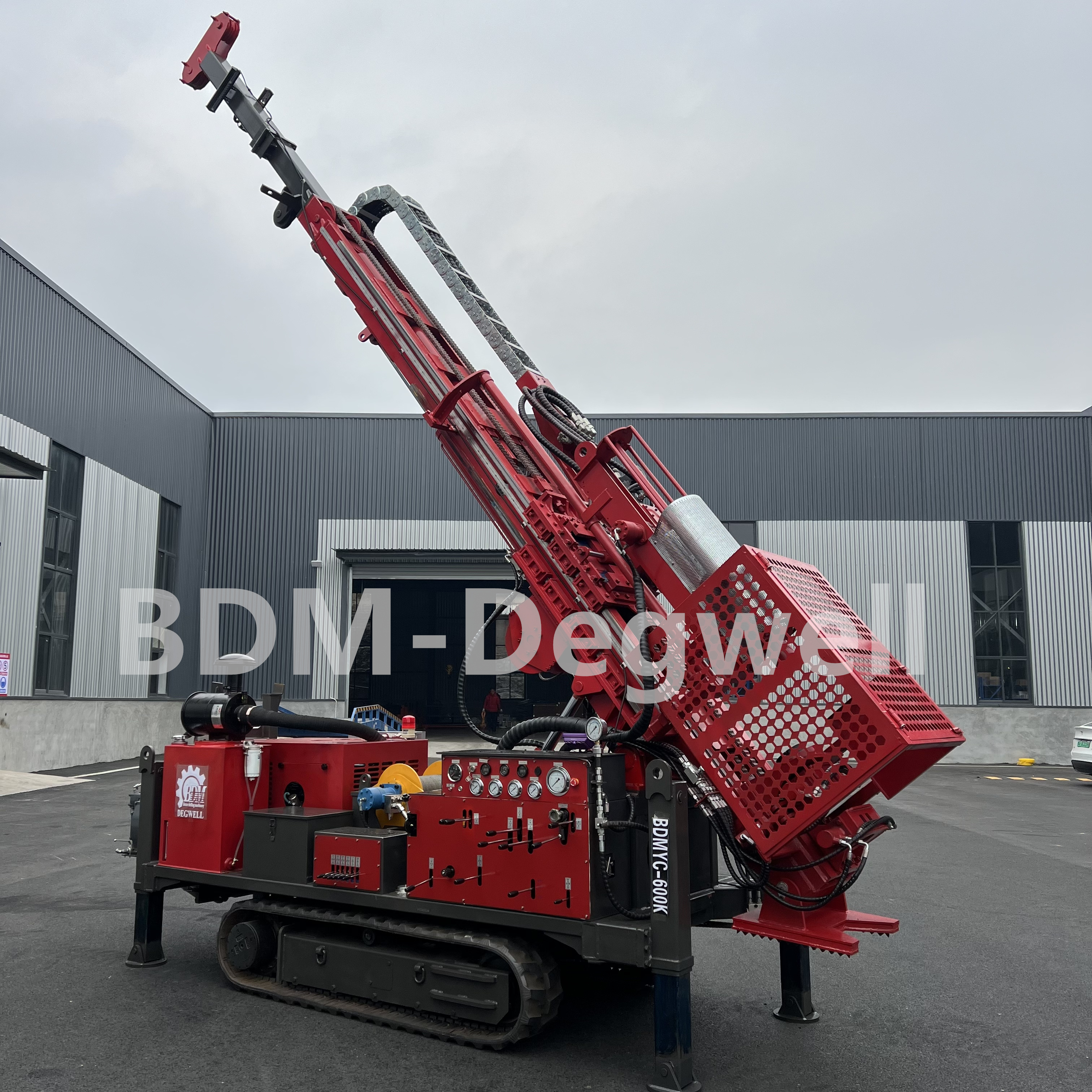 Bdmyc-600k Fully Hydraulic Core Drilling Rig For Geothermal Rc Drilling ...
