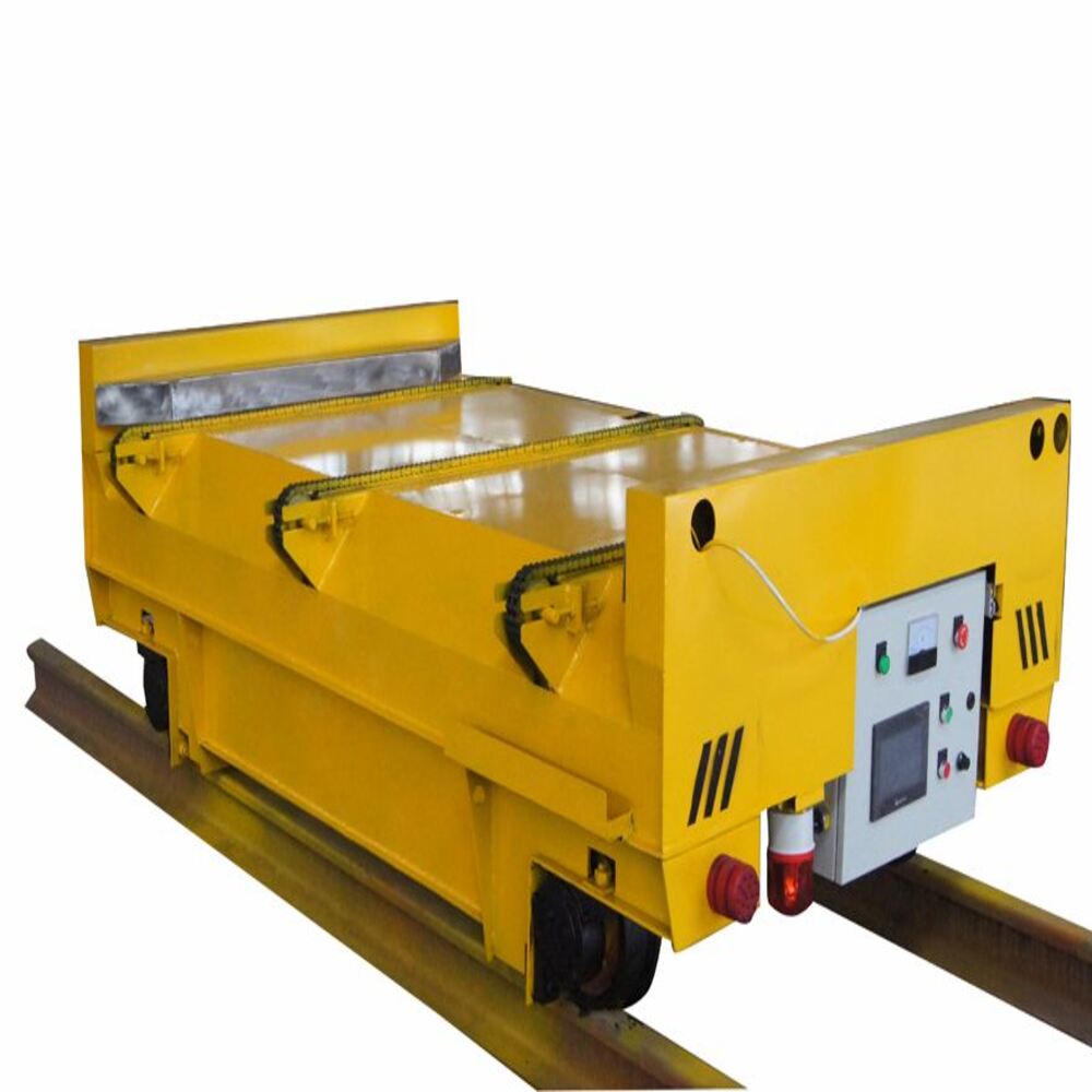 150t Capacity Electric Transfer Trolley Cart For Production Material ...