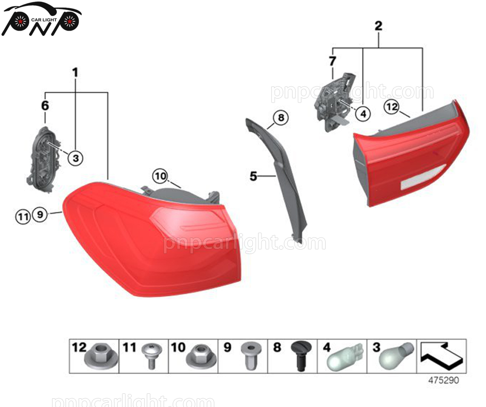 Bmw F52 2017-2022의 테일 라이트, Bossgoo.com의 고품질 Bmw F52 2017-2022의 테일 라이트