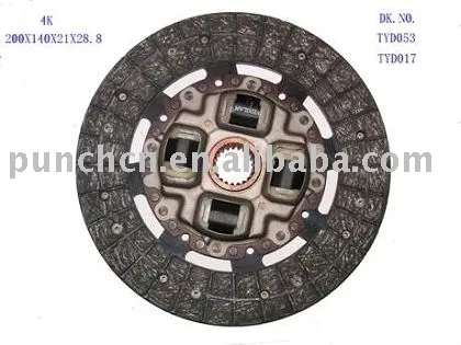 Clutch Disc For Toyota-4k, High Quality Clutch Disc For Toyota-4k on ...