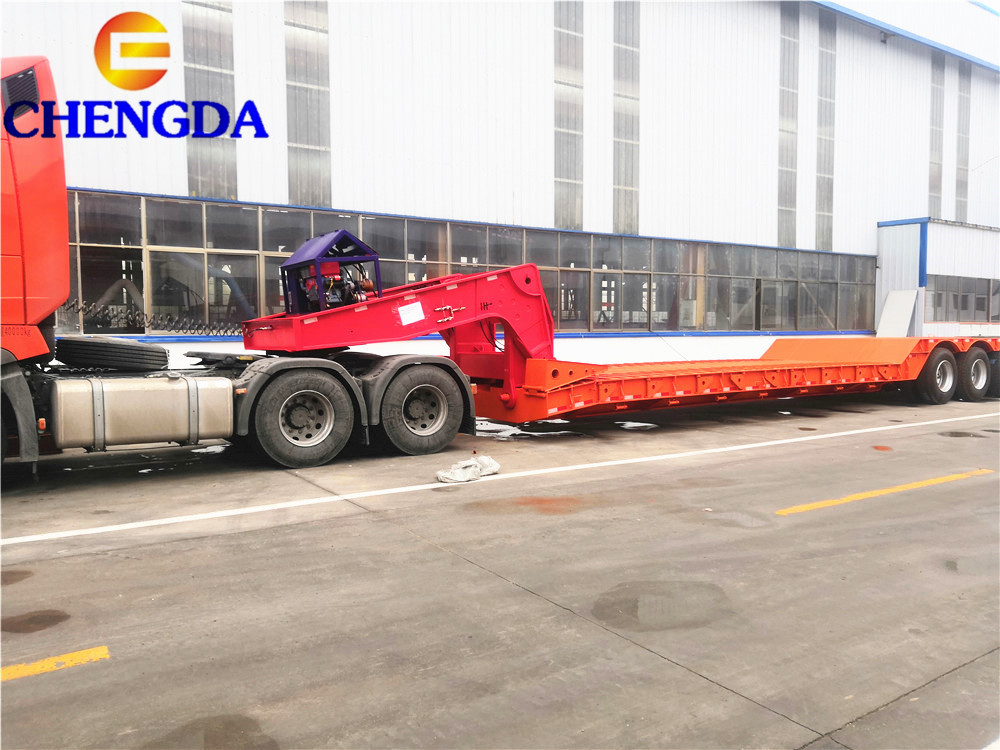 Remolque Lowboy Remolque Lowboy Desmontable Con Cuello De Cisne, alta ...