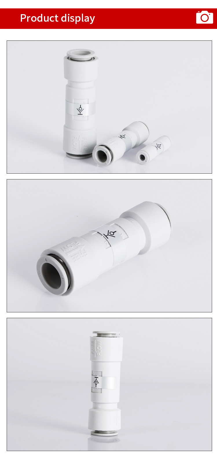 Pneumatic Check Valves 4mm-12mm Air Pipe One-way Valve, High Quality ...