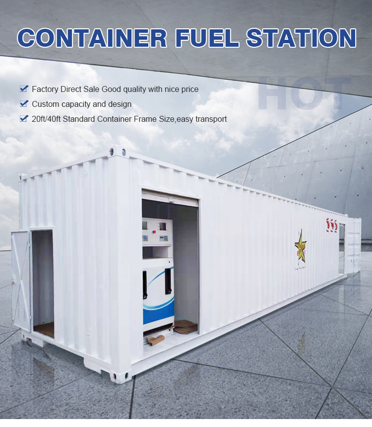 Iso Standard Portable Fuel Stations: 20ft And 40ft Mobile Gas Stations ...