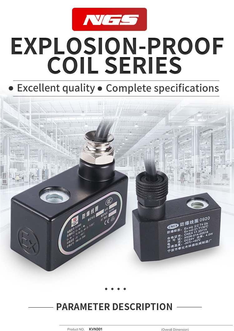 Cnex Explosion-proof Solenoid Valve Coil Ex0960a Dc24v, High Quality ...