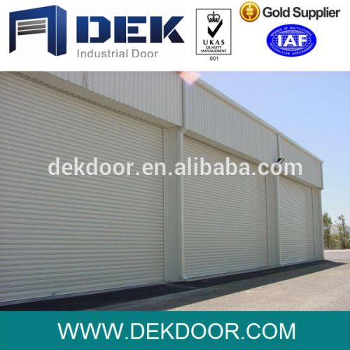 Wide Roller Shutter On Chain Drive With Side Pass Door, High Quality ...