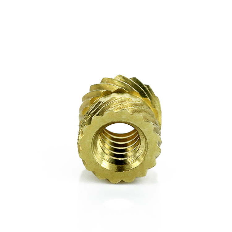 Customized Threaded Knurled Brass Insert Nut For Plastic, High Quality ...