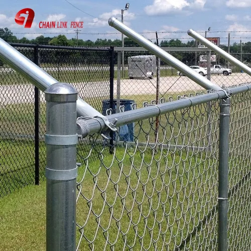 Galvanized / Pvc Coated Garden Chain Link Fence Fabric With Diamond ...