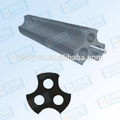 Plum Clossom Form Graphite Grounding Module With Low Resistance ...